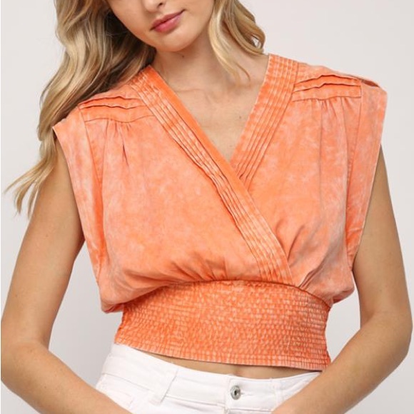 Tops | Tue Dye Salmon Top | Poshmark